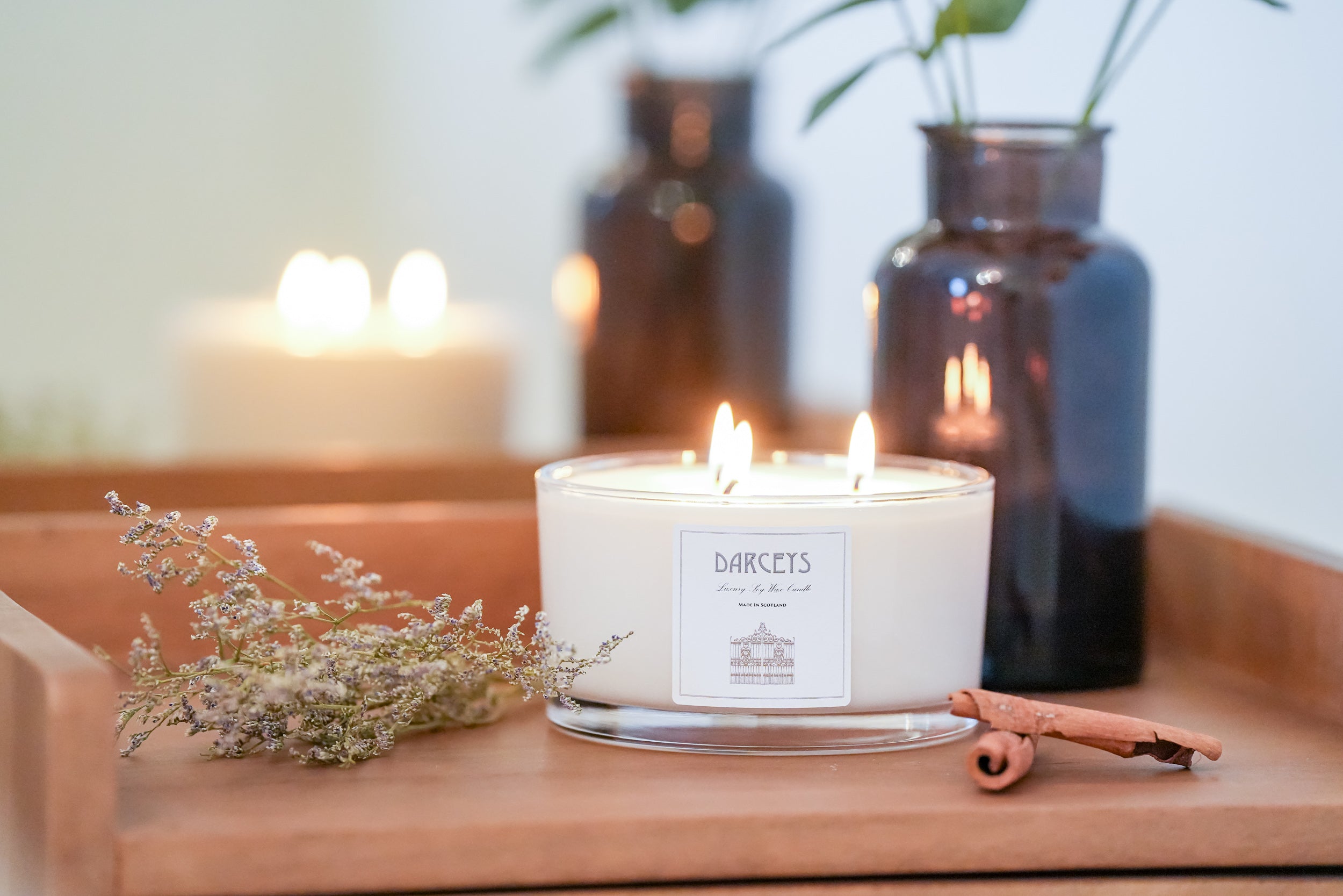 Three wick candle store